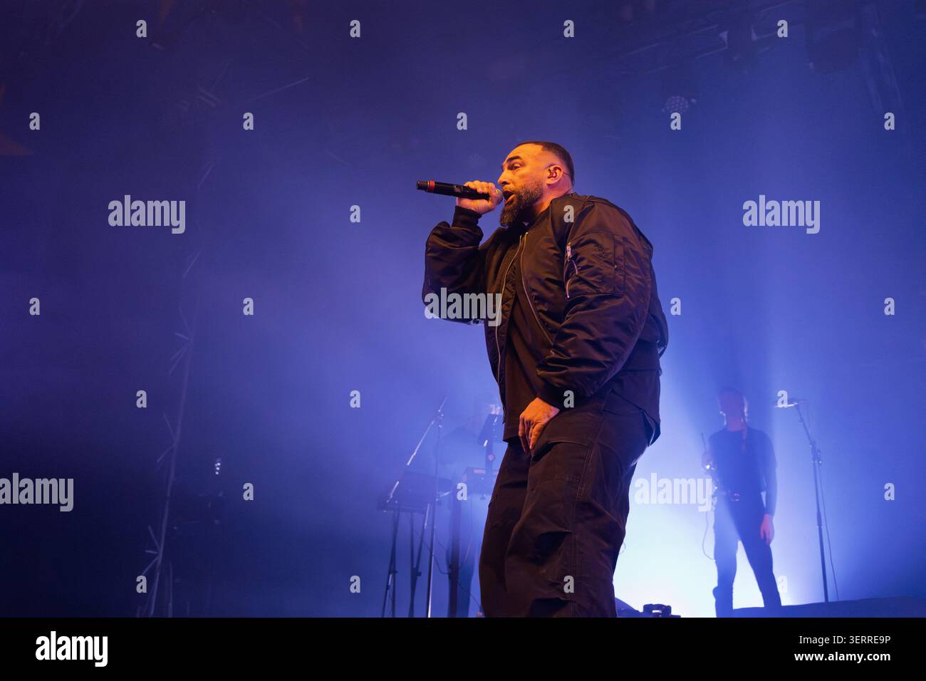 Medine performs during a sold-out concert at the Aucard de Tours ...