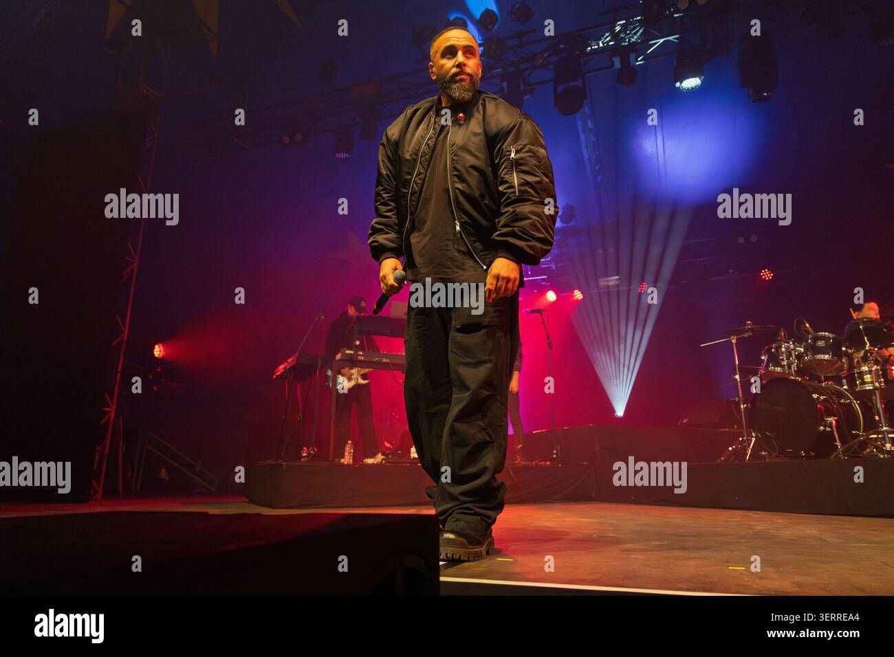 Medine performs during a sold-out concert at the Aucard de Tours ...