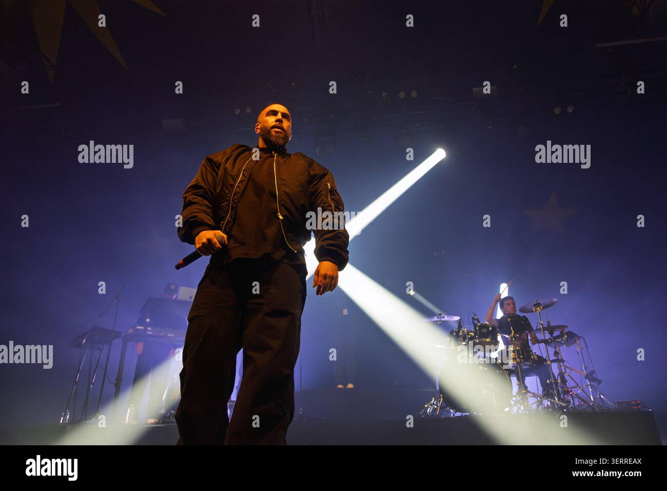 Medine performs during a sold-out concert at the Aucard de Tours ...