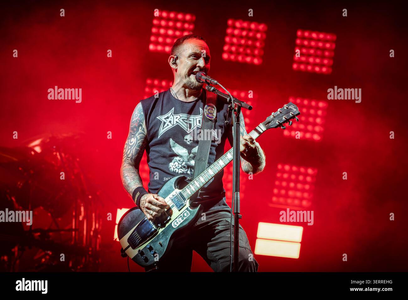 Solvesborg, Sweden. 03rd, June 2026. The Danish hard rock band Volbeat ...