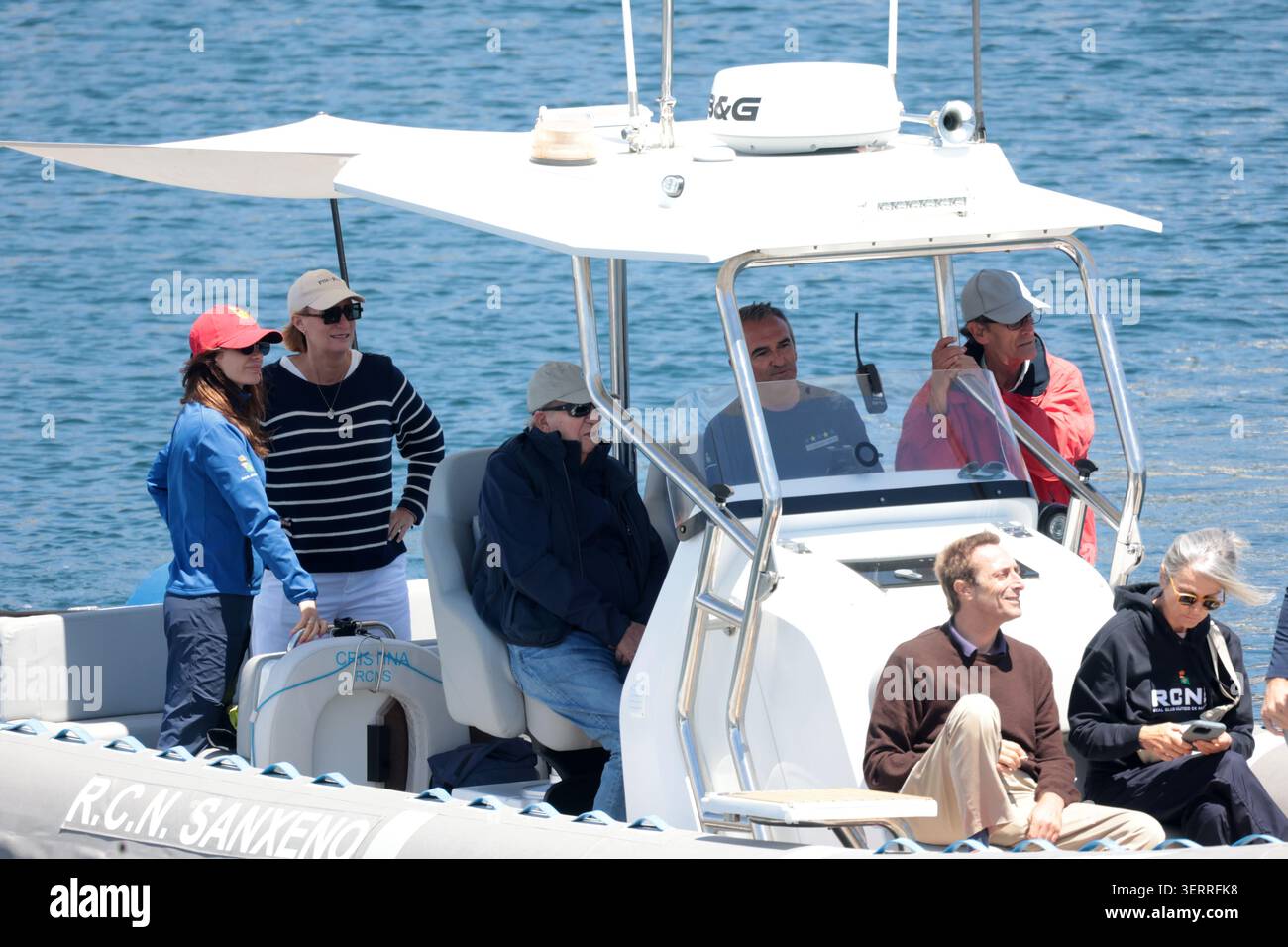 María Zurita, Alfonso Zurita and King Juan Carlos out sailing on 19 ...