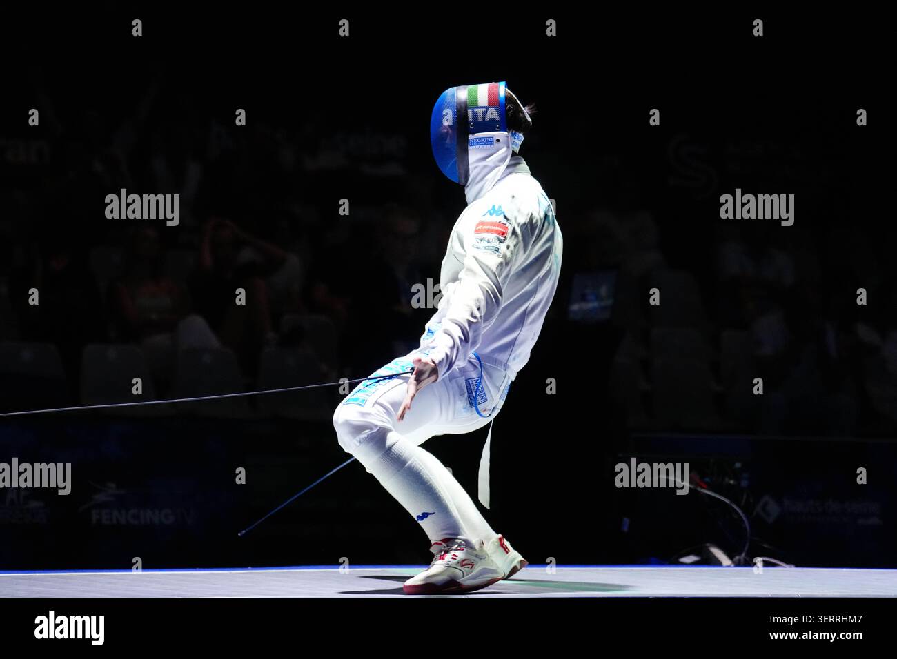 Simone MENCARELLI of Italy celebrates during 2026 European Fencing ...
