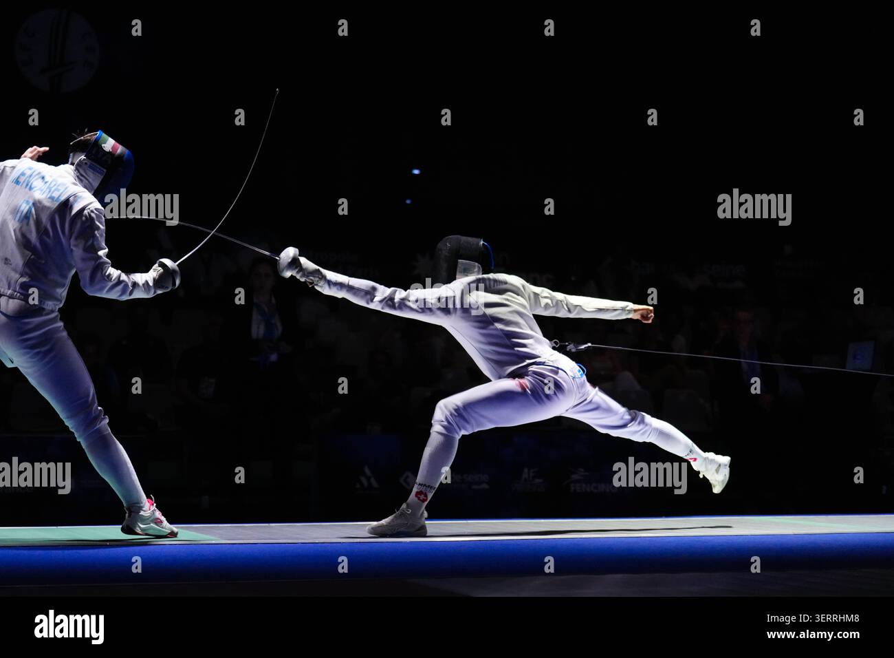 Alexis BAYARD of Switzerland during 2026 European Fencing Championships ...