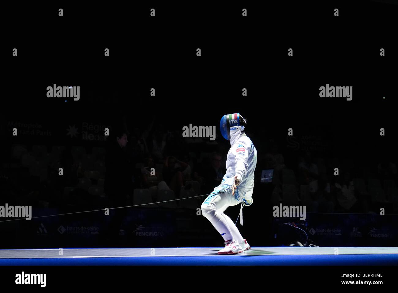 Simone MENCARELLI of Italy celebrates during 2026 European Fencing ...