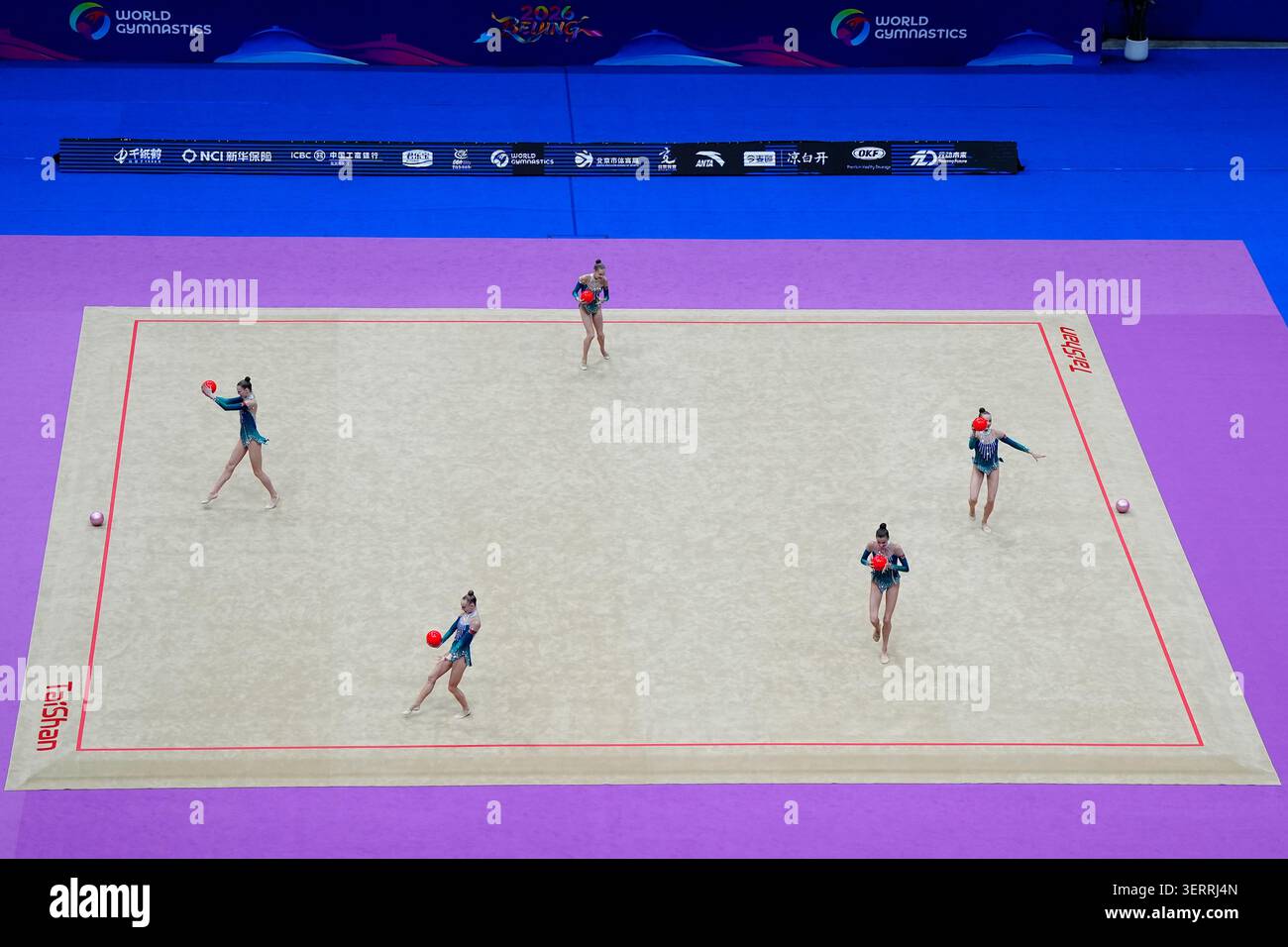 Beijing, China.19th June, 2026. Team of Belarus competes in Group 5 ...