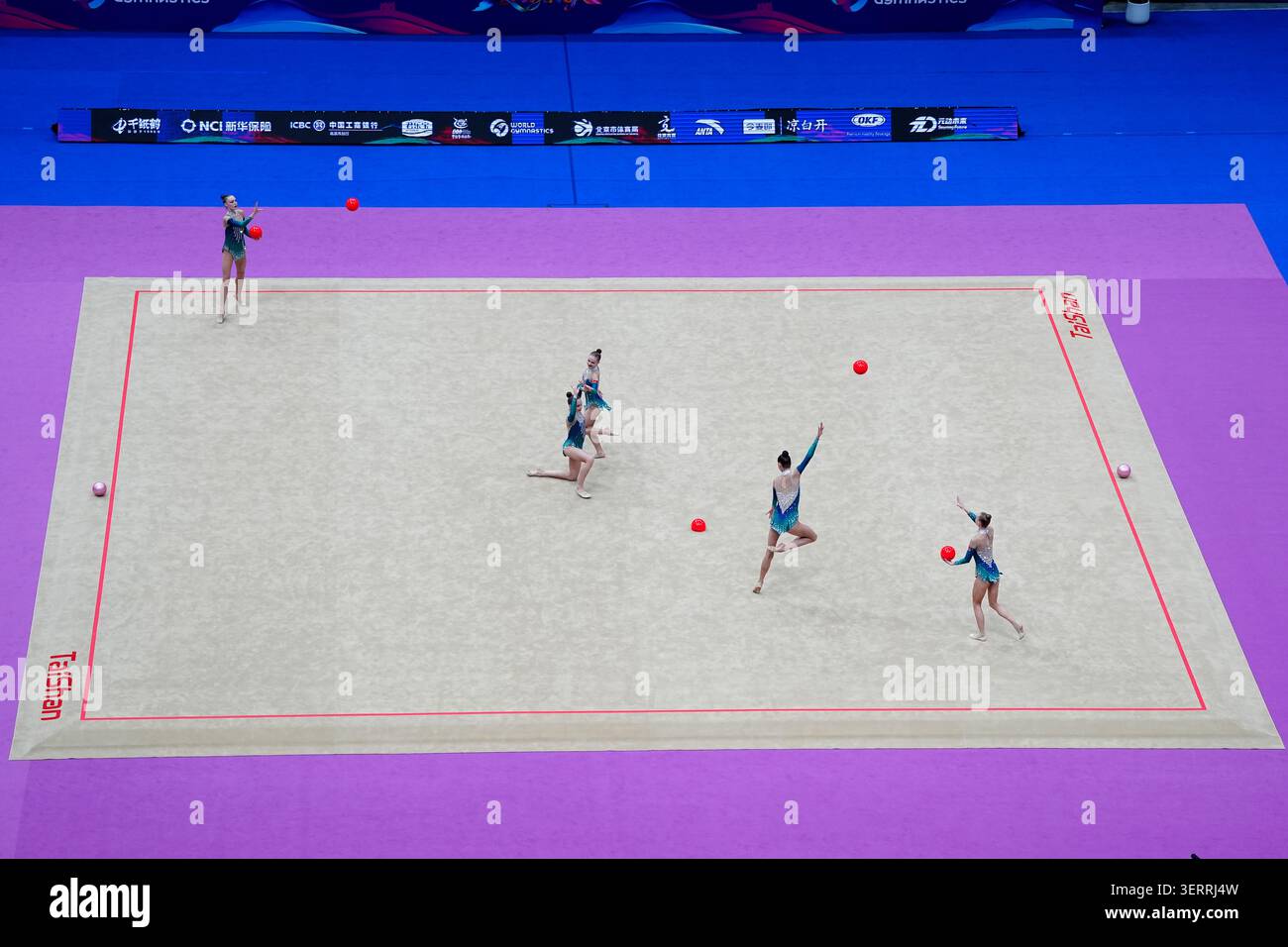 Beijing, China.19th June, 2026. Team of Belarus competes in Group 5 ...