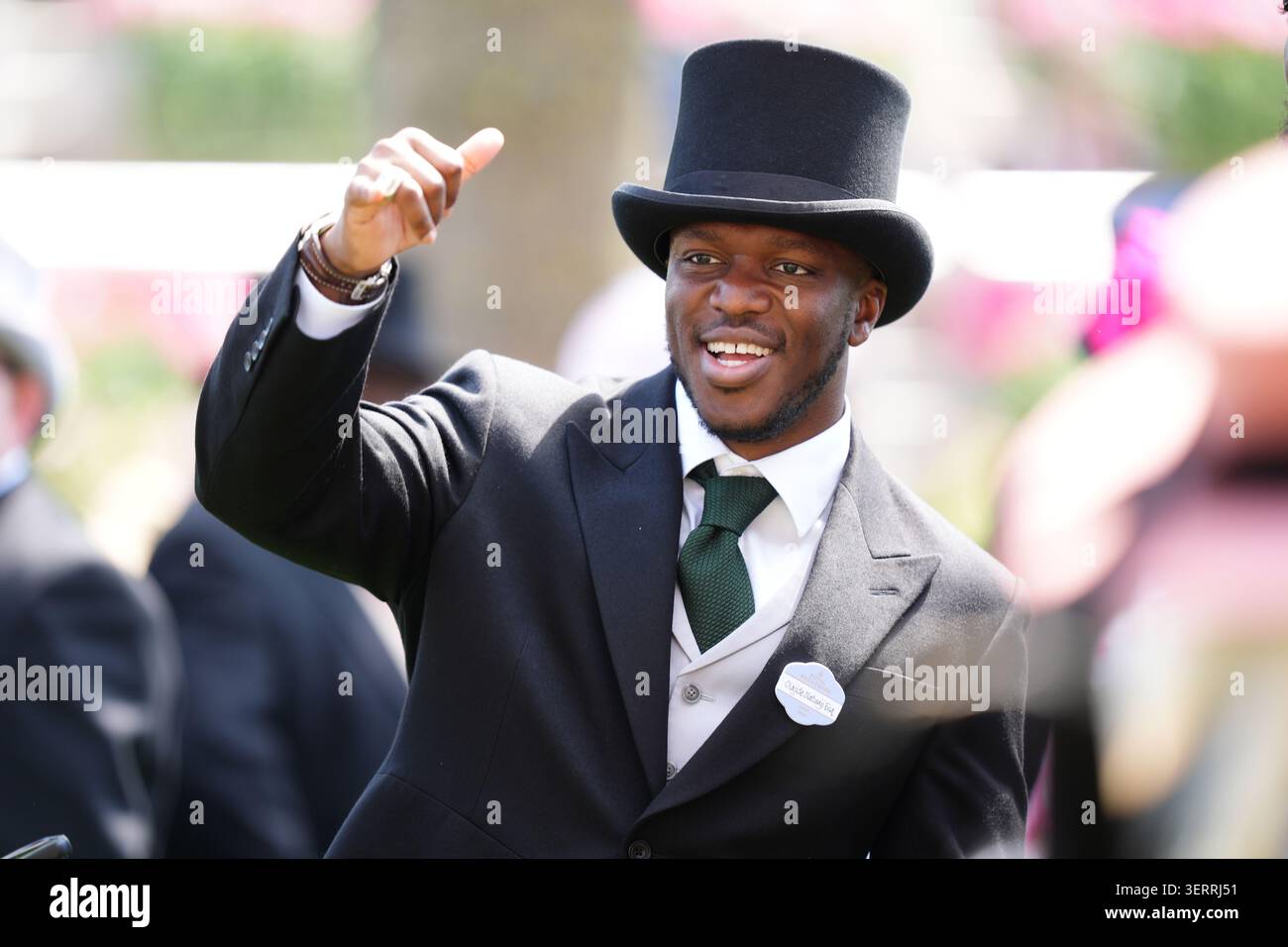 KSI on day four of Royal Ascot at Ascot Racecourse, Berkshire. Picture ...