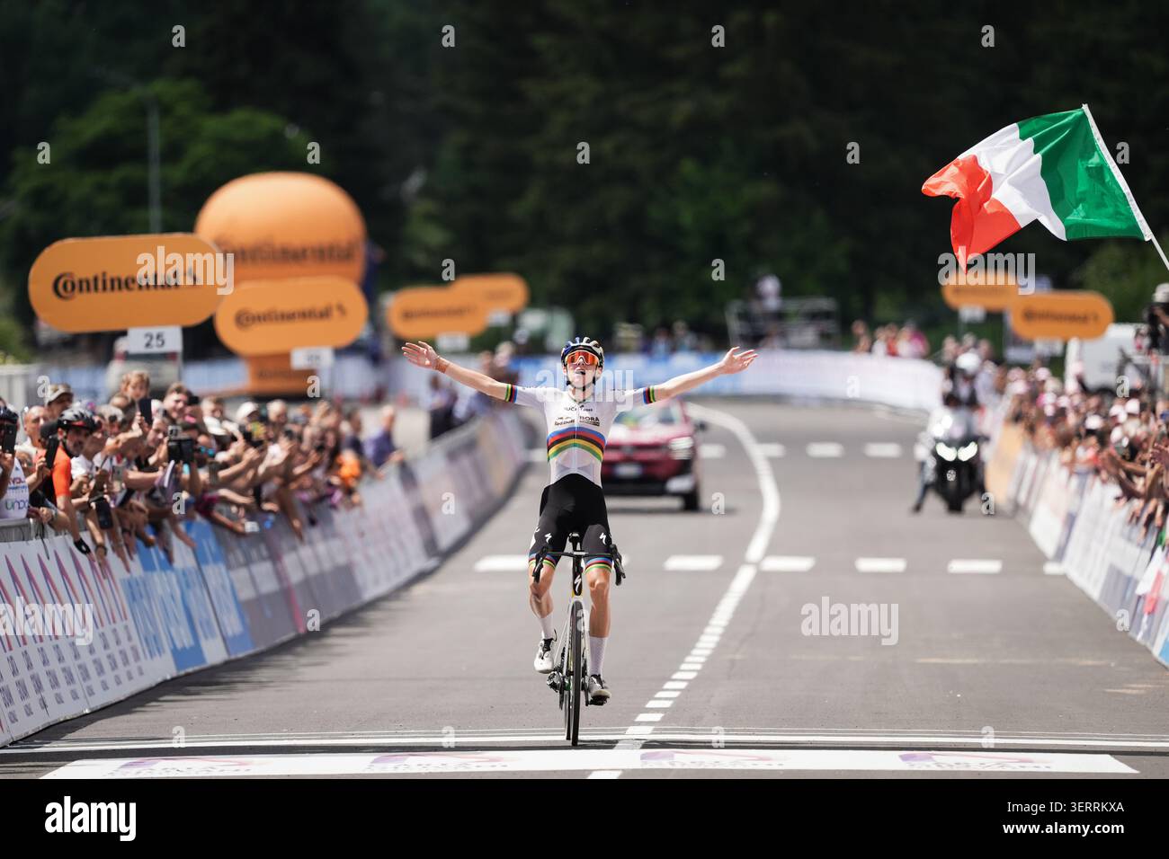 Italy's Lorenzo Mark Finn of Red Bull - Bora - Hansgrohe Rookies stage ...