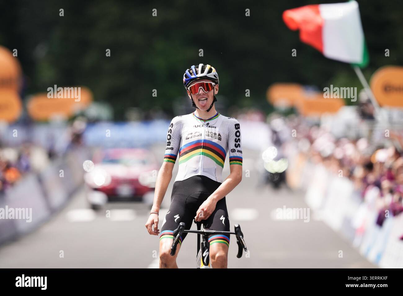Italy's Lorenzo Mark Finn of Red Bull - Bora - Hansgrohe Rookies stage ...