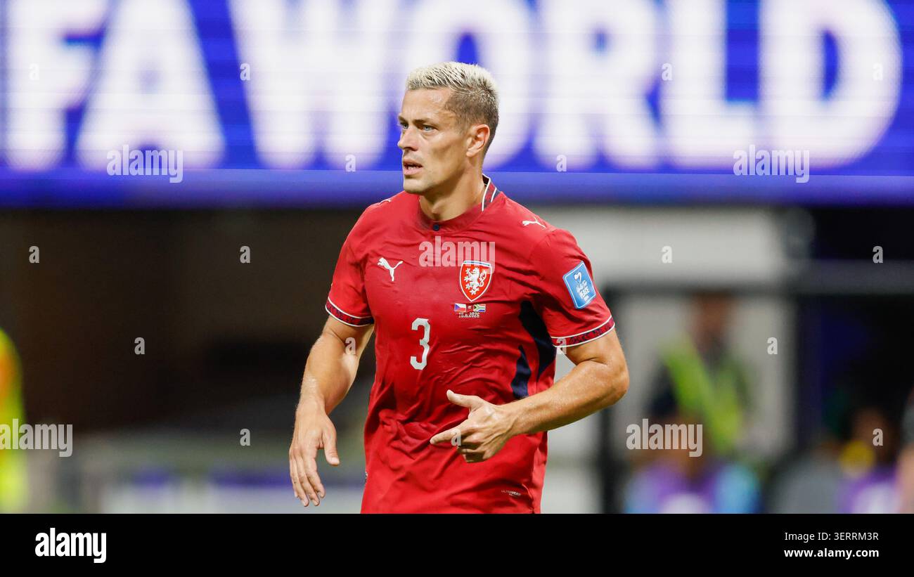 Czechia's Tomas Holes during the World Cup Group A soccer match between ...