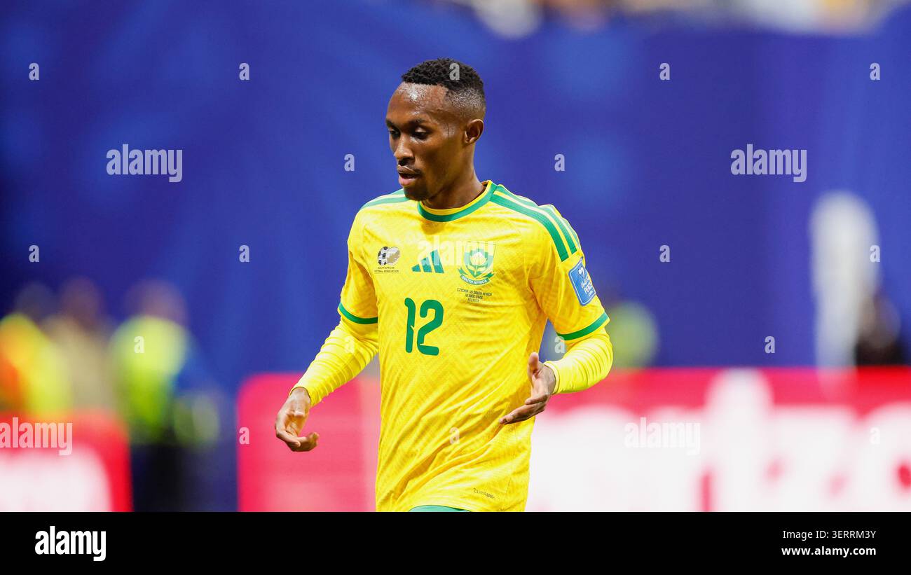 South Africa's Thapelo Maseko during the World Cup Group A soccer match ...