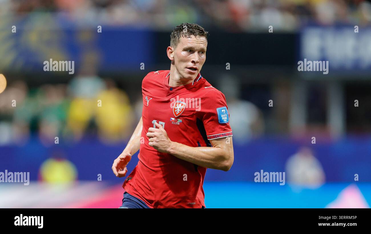 Czechia's Lukas Provod during the World Cup Group A soccer match ...