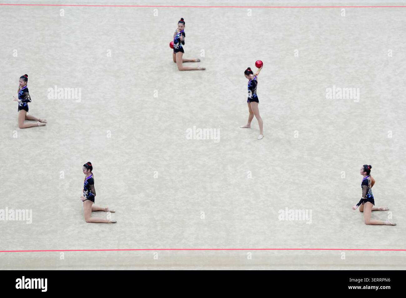 Beijing, China.19th June, 2026. Team of Japan competes in Group 5 Balls ...