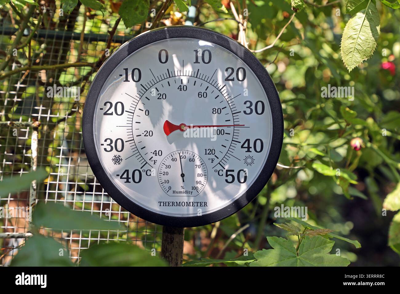 Analoge Thermometer Ein analoges Thermometer für den Außen- und ...