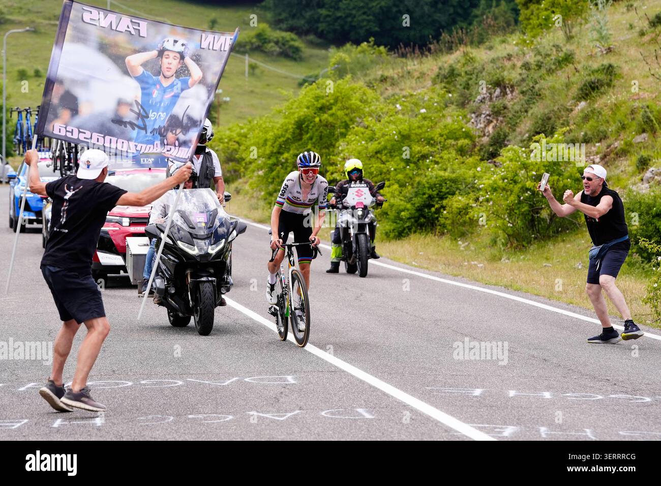 Italy's Lorenzo Mark Finn of Red Bull - Bora - Hansgrohe Rookies during ...