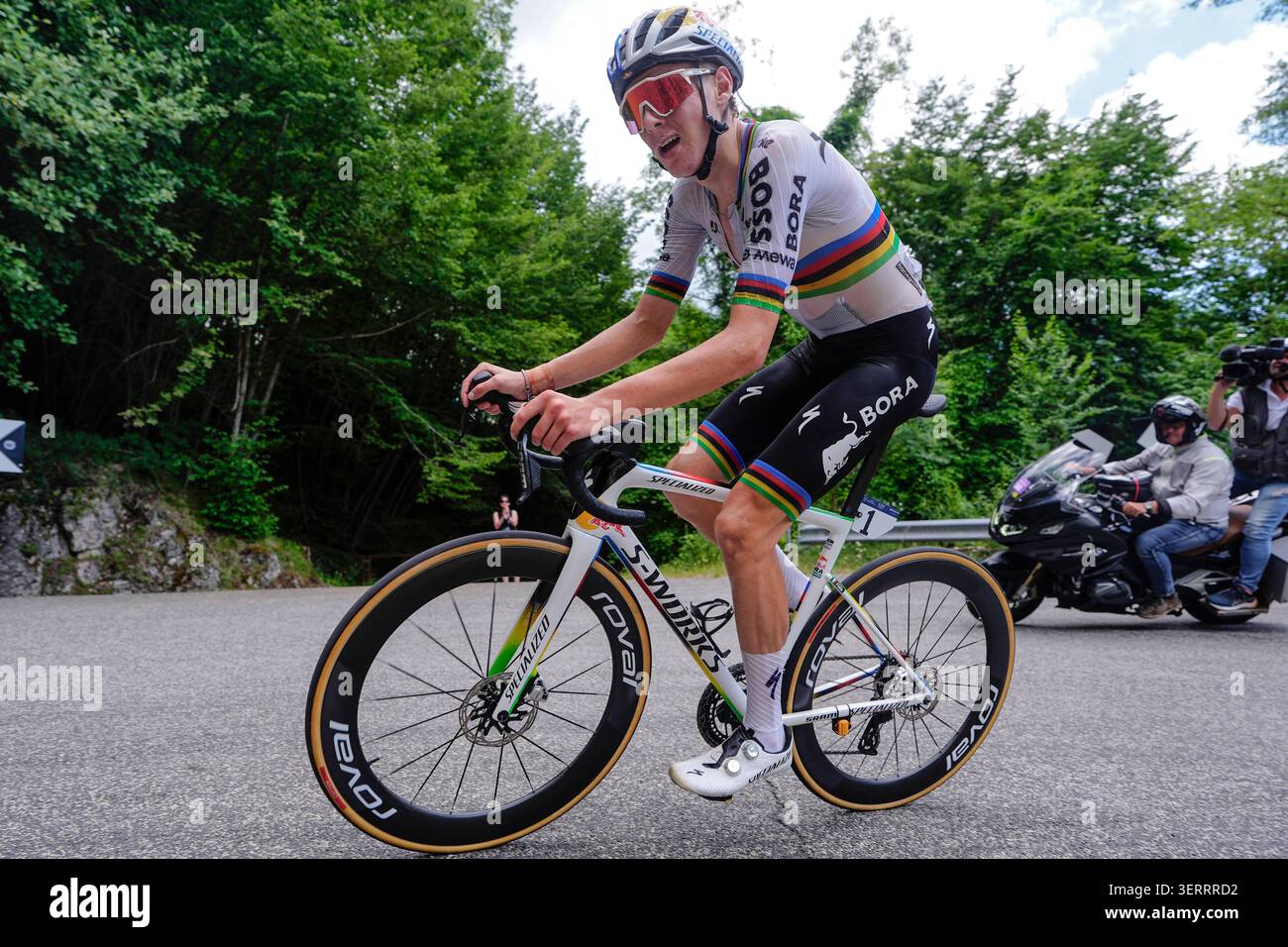 Italy's Lorenzo Mark Finn of Red Bull - Bora - Hansgrohe Rookies during ...