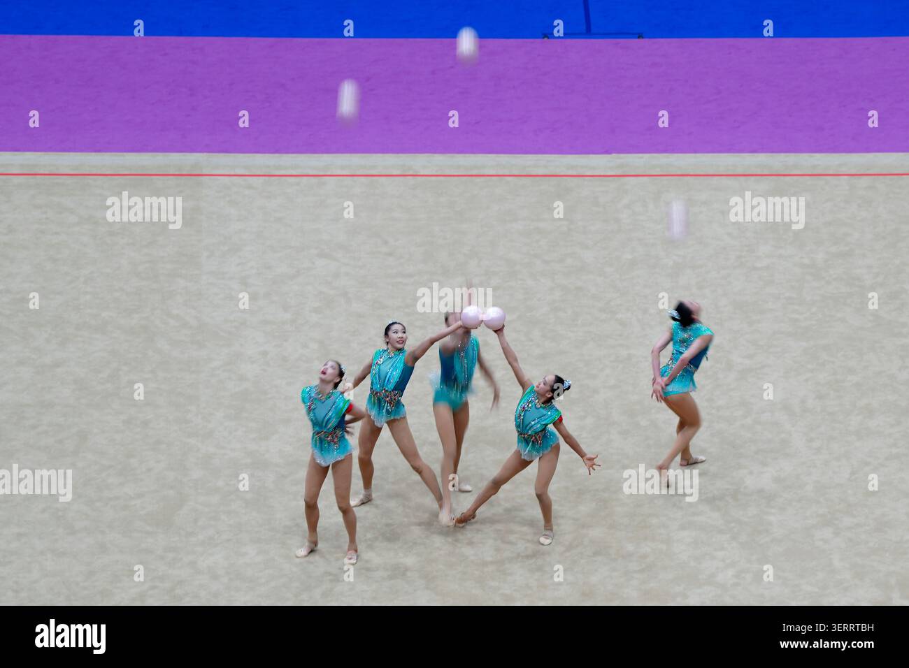 Beijing, China.19th June, 2026. Team of China competes in Group 5 Balls ...