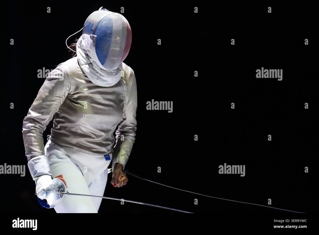 Sarah NOUTCHA of France during 2026 European Fencing Championships ...