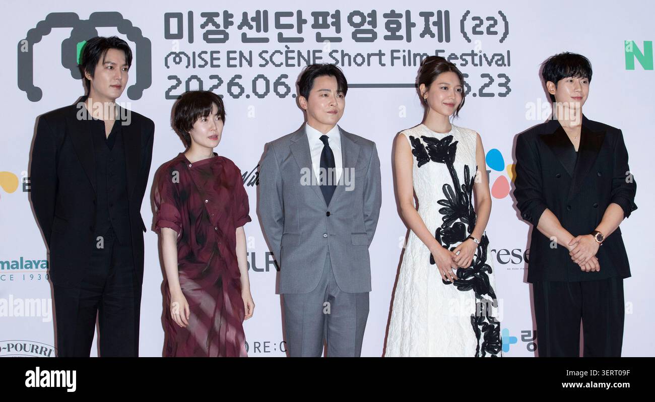18 Jun 2026 – Seoul, South Korea: (L to R) South Korean actors Lee Min ...