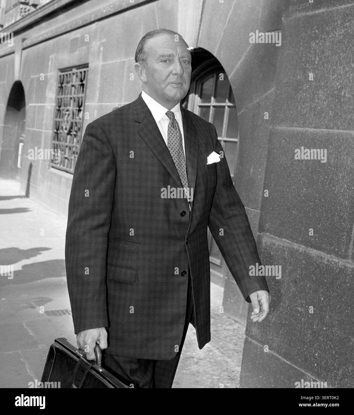 James Burge, defence counsel for Dr Stephen Ward, pictured in London ...
