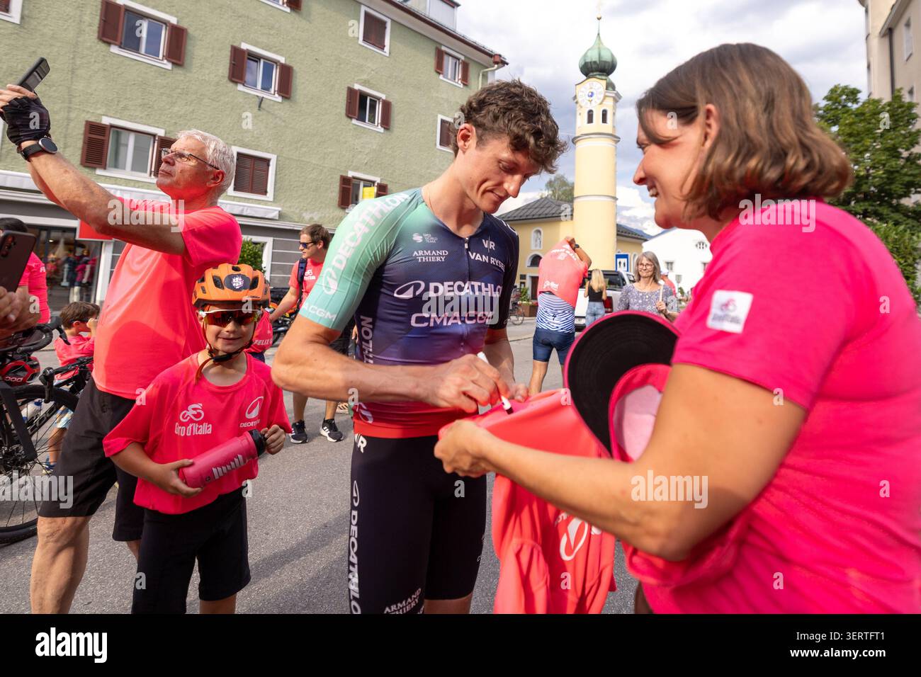 19.06.2026, Lienz, AUT, Empfang von Felix Gall, Giro del Gall, im Bild ...