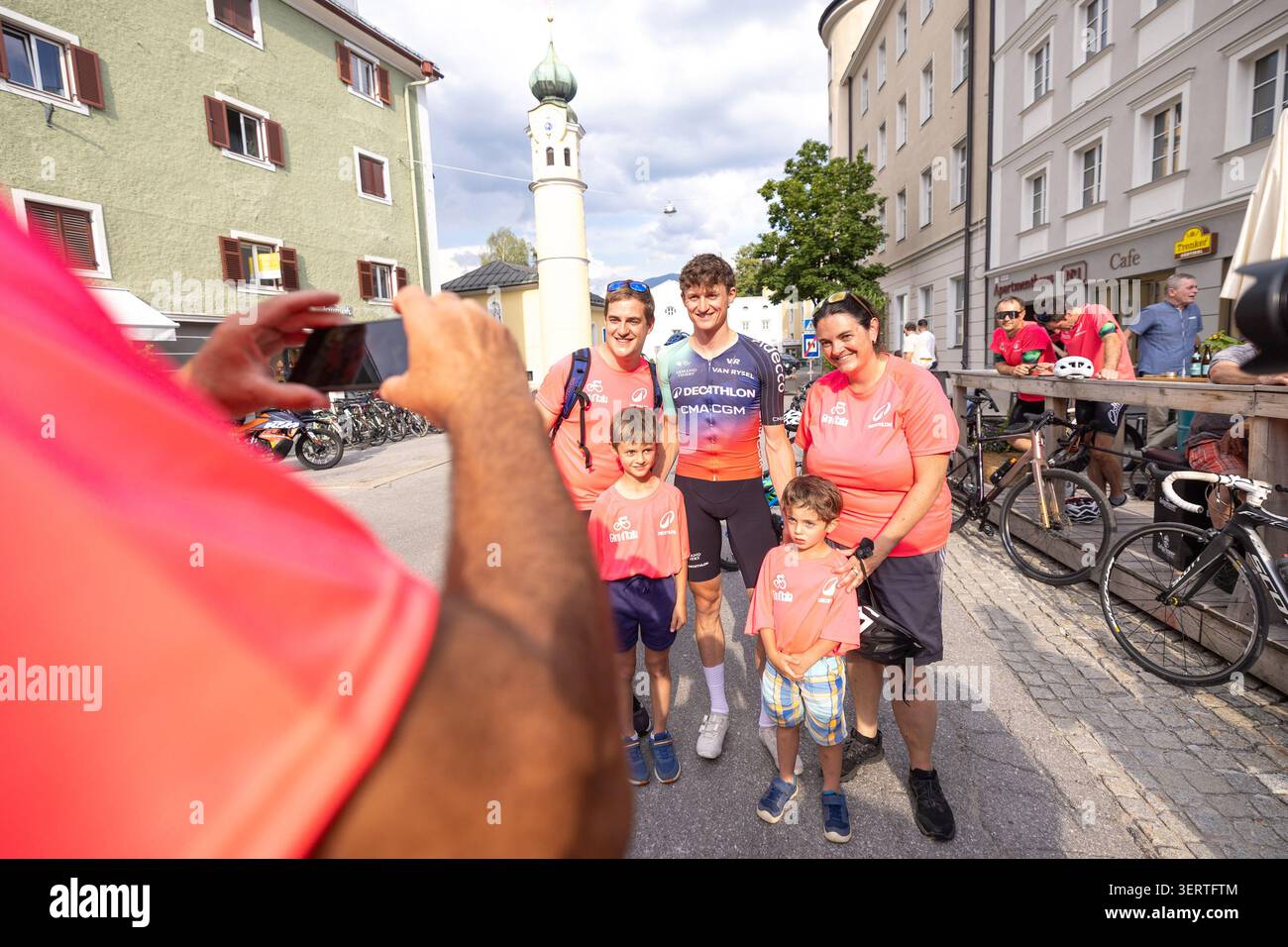 19.06.2026, Lienz, AUT, Empfang von Felix Gall, Giro del Gall, im Bild ...