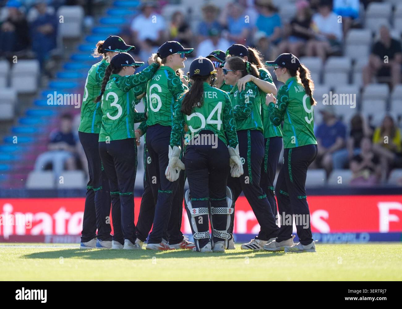 Ireland's Cara Murray (third right)celebrates with team mates after ...