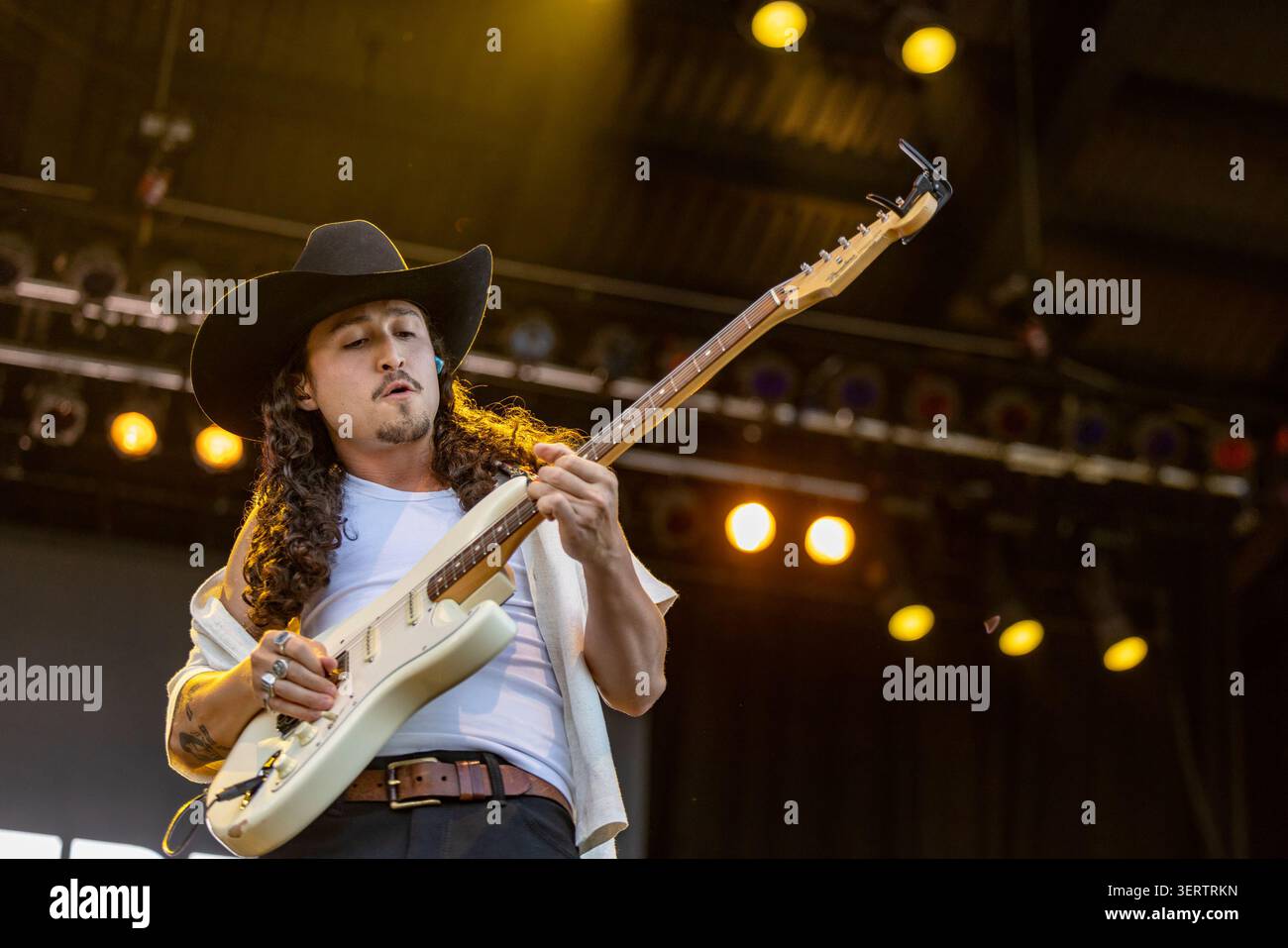 Musician Marlon Funaki during the Summerfest Music Festival on June 18 ...