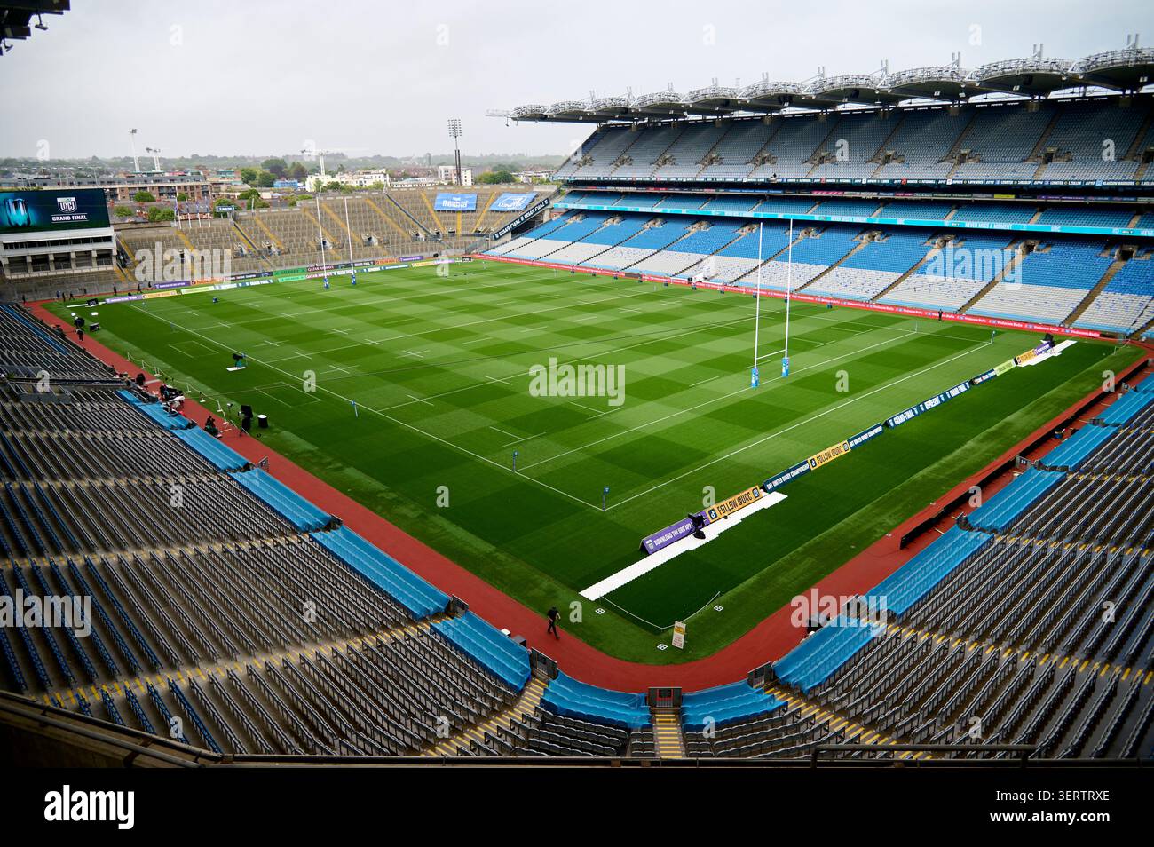 A general view of Croke Park prior the BKT United Rugby Championship ...