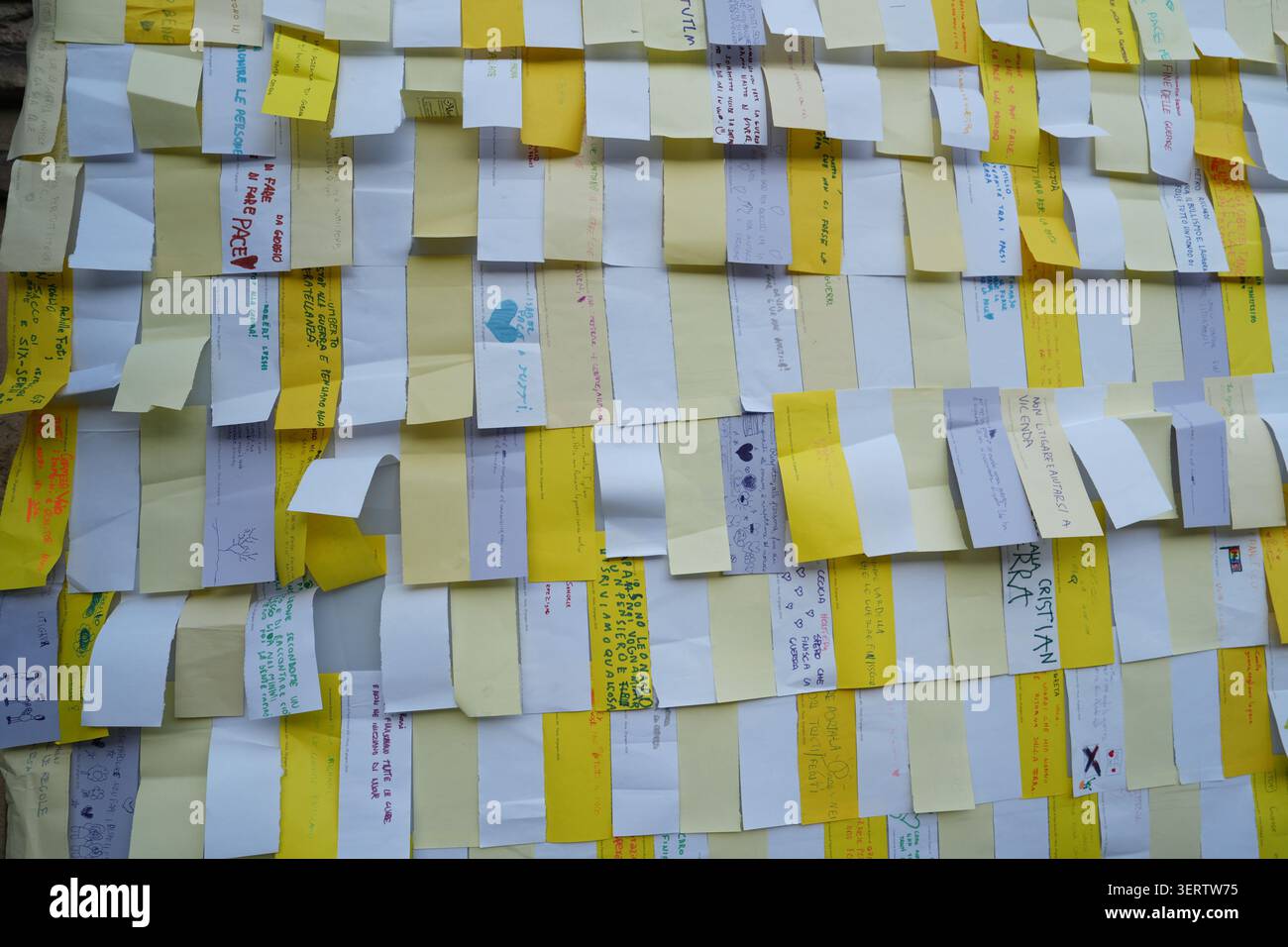 IPA85860231 - Pavia, Piazza Duomo, preparations for the arrival of Pope ...