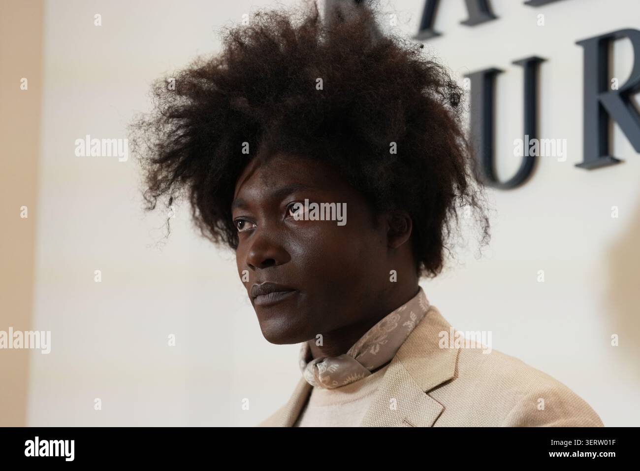 Benjamin Clementine arrives for the Ralph Lauren Spring/Summer 2027 men ...