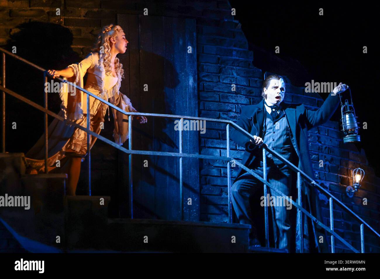 Georgia Wilkinson and Nadim Naaman pictured during a media rehearsal of ...