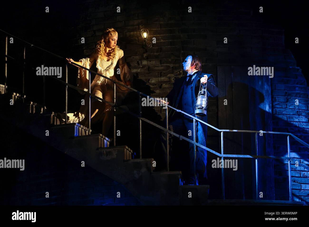 Georgia Wilkinson and Nadim Naaman pictured during a media rehearsal of ...