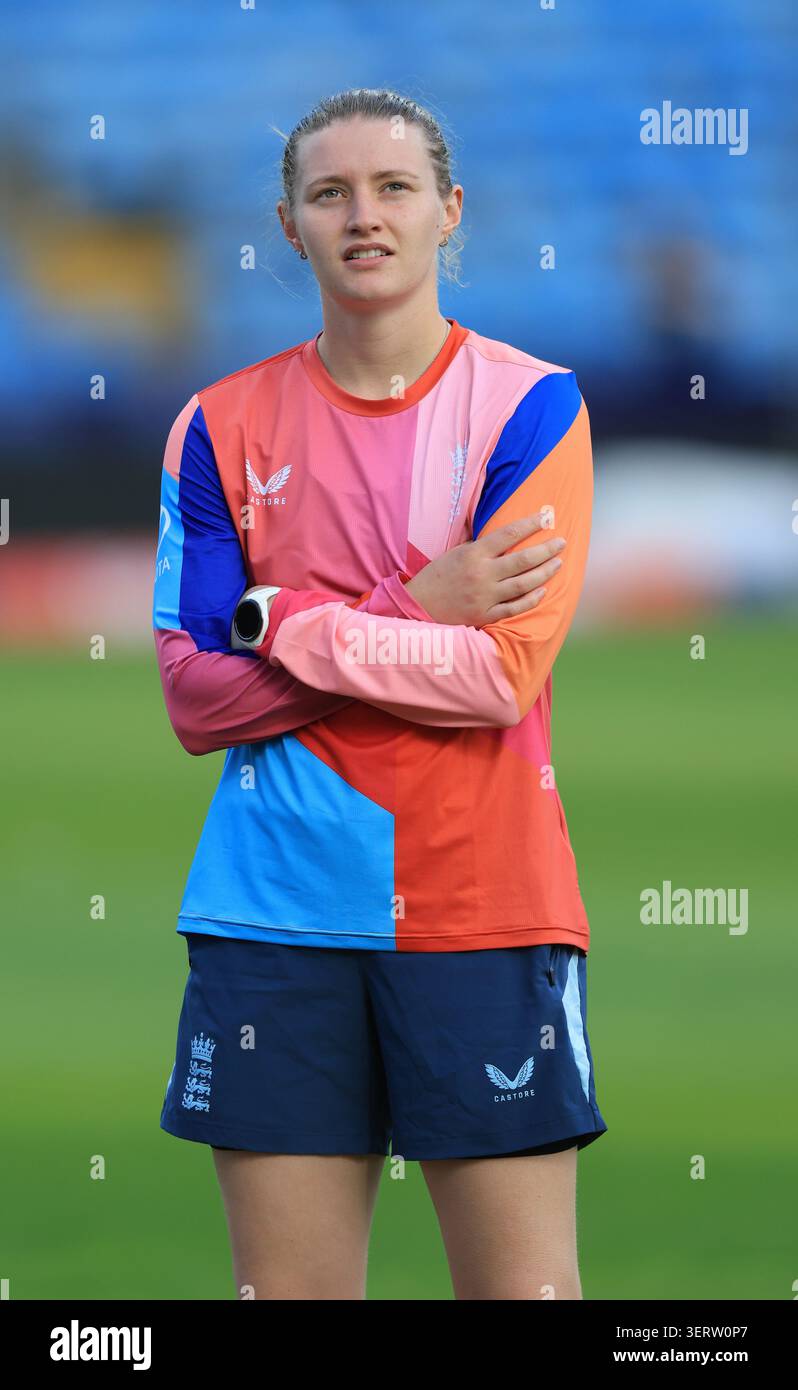 England's Charlie Dean during a nets session at Headingley, Leeds ...