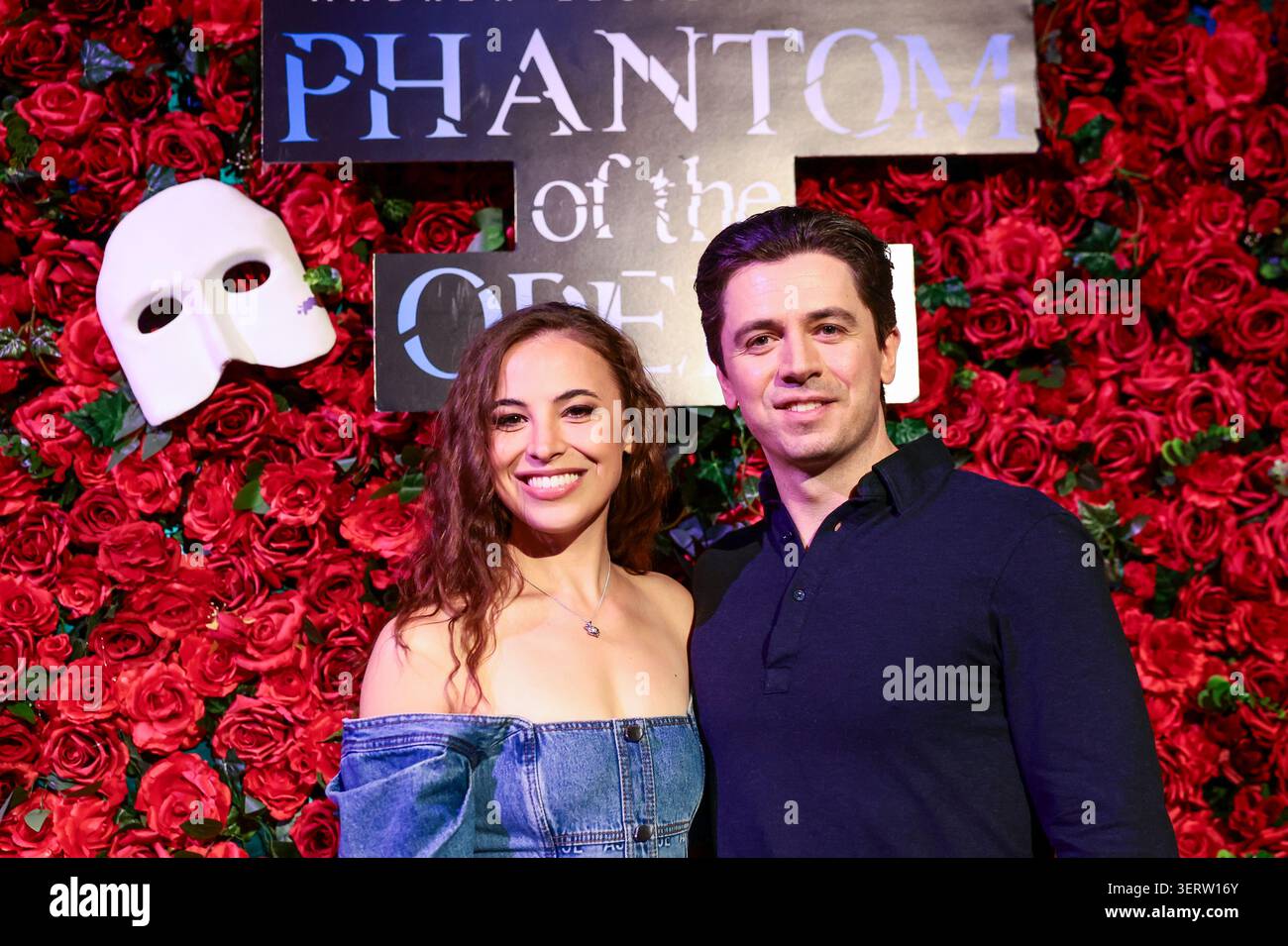 Georgia Wilkinson and Nadim Naaman pictured during a media rehearsal of ...