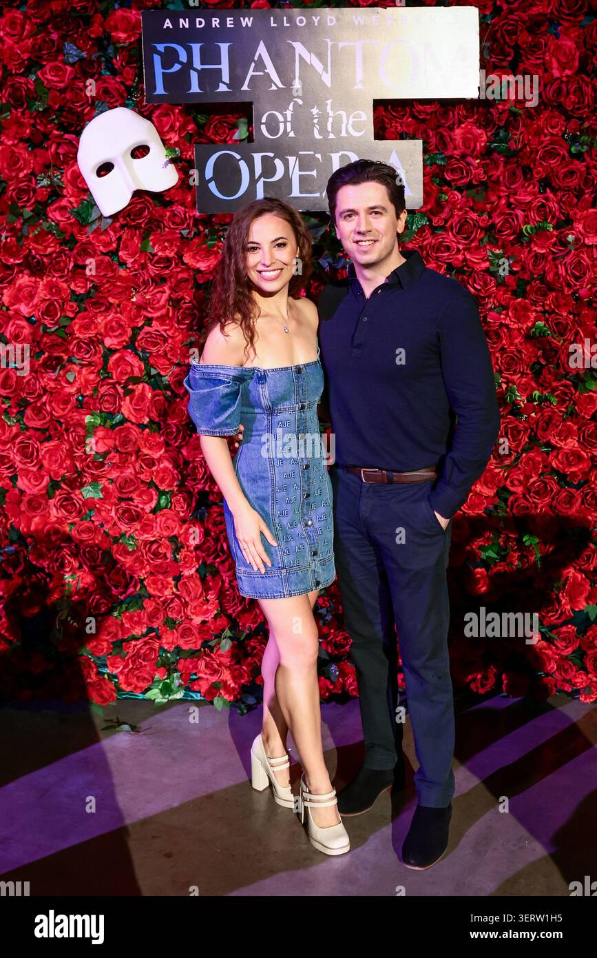 Georgia Wilkinson and Nadim Naaman pictured during a media rehearsal of ...