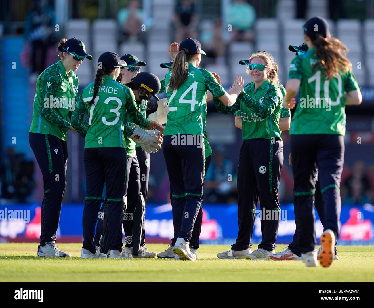 Ireland's Cara Murray (second right)celebrates with team mates after ...