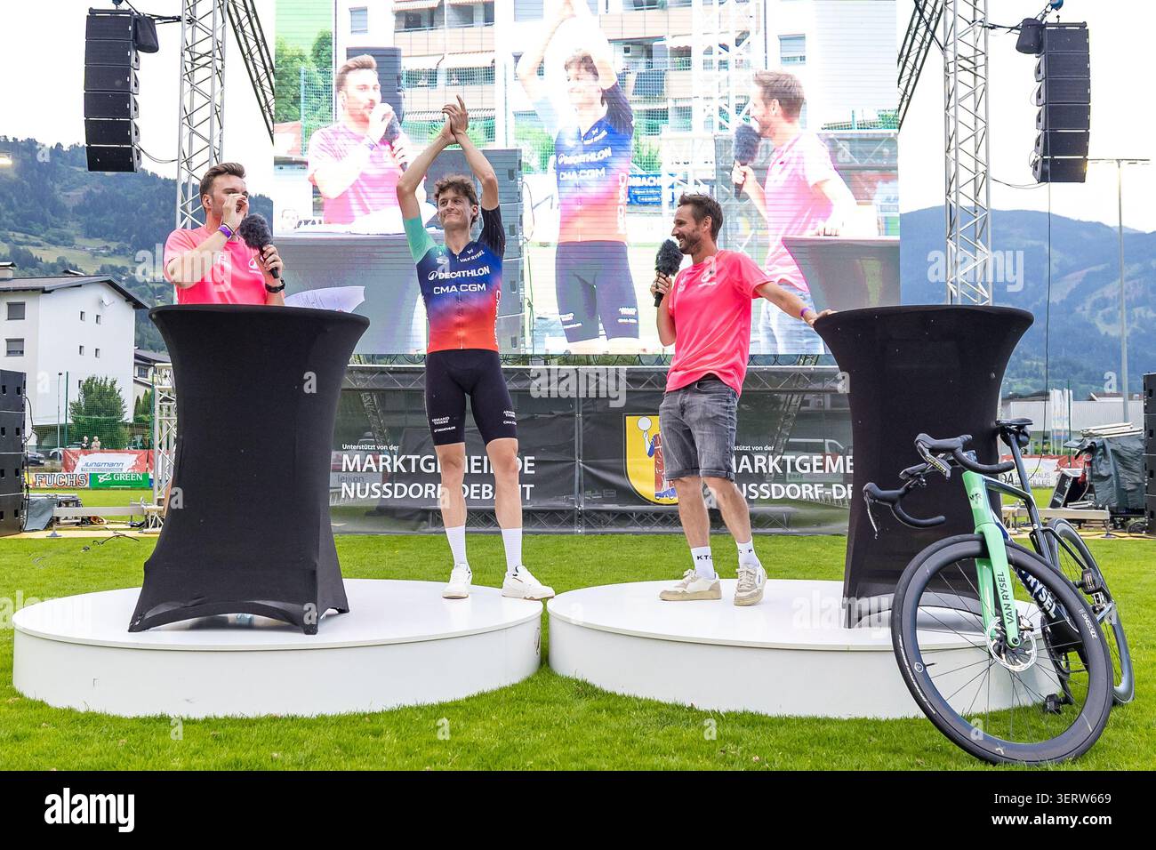 19.06.2026, Lienz, AUT, Empfang von Felix Gall, Giro del Gall, im Bild ...
