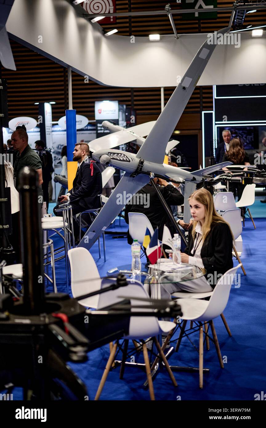 Booth of the National Association of Ukrainian Defense Industries ...