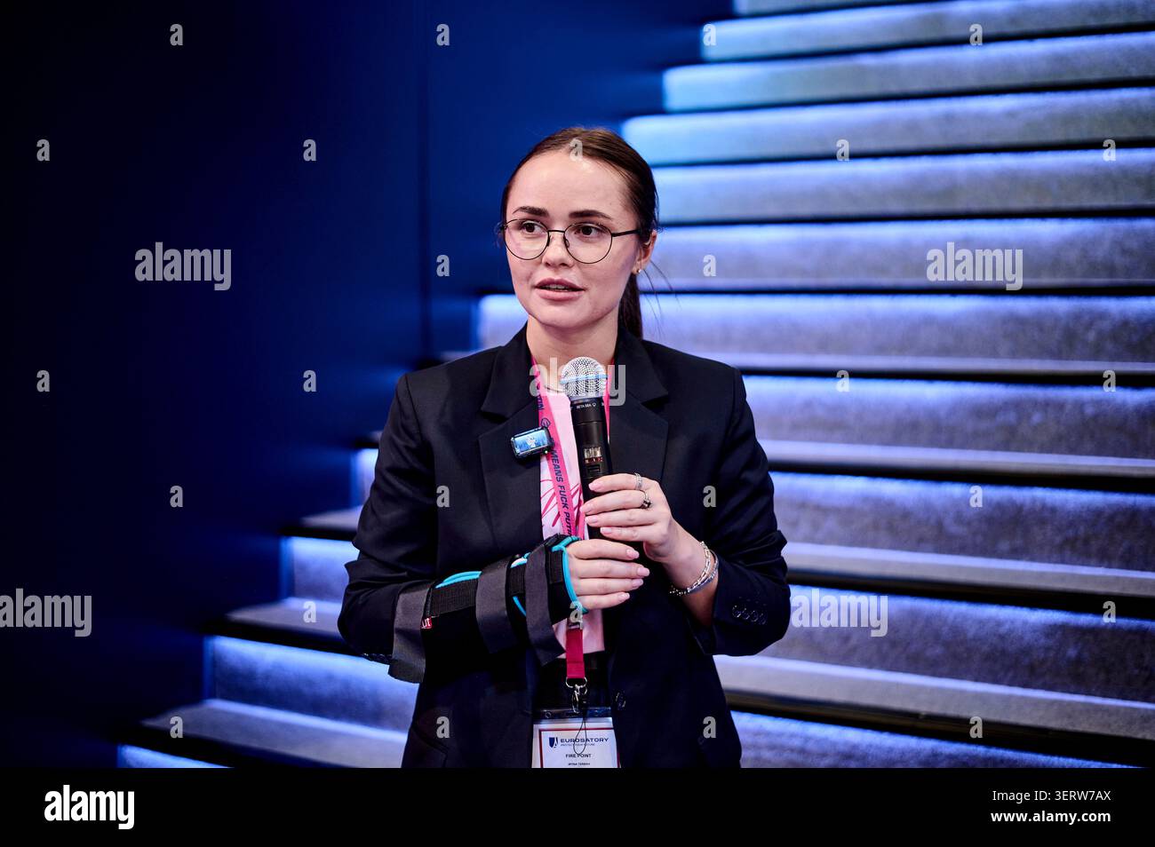 Iryna Terekh, CEO of Ukrainian defense technology company Fire Point ...