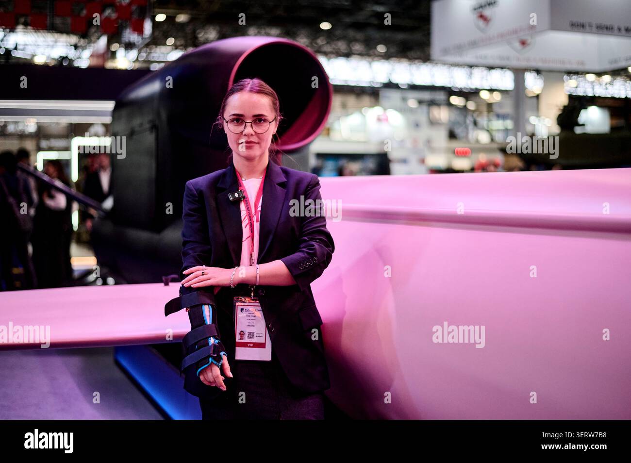 Iryna Terekh, CEO of Ukrainian defense technology company Fire Point ...