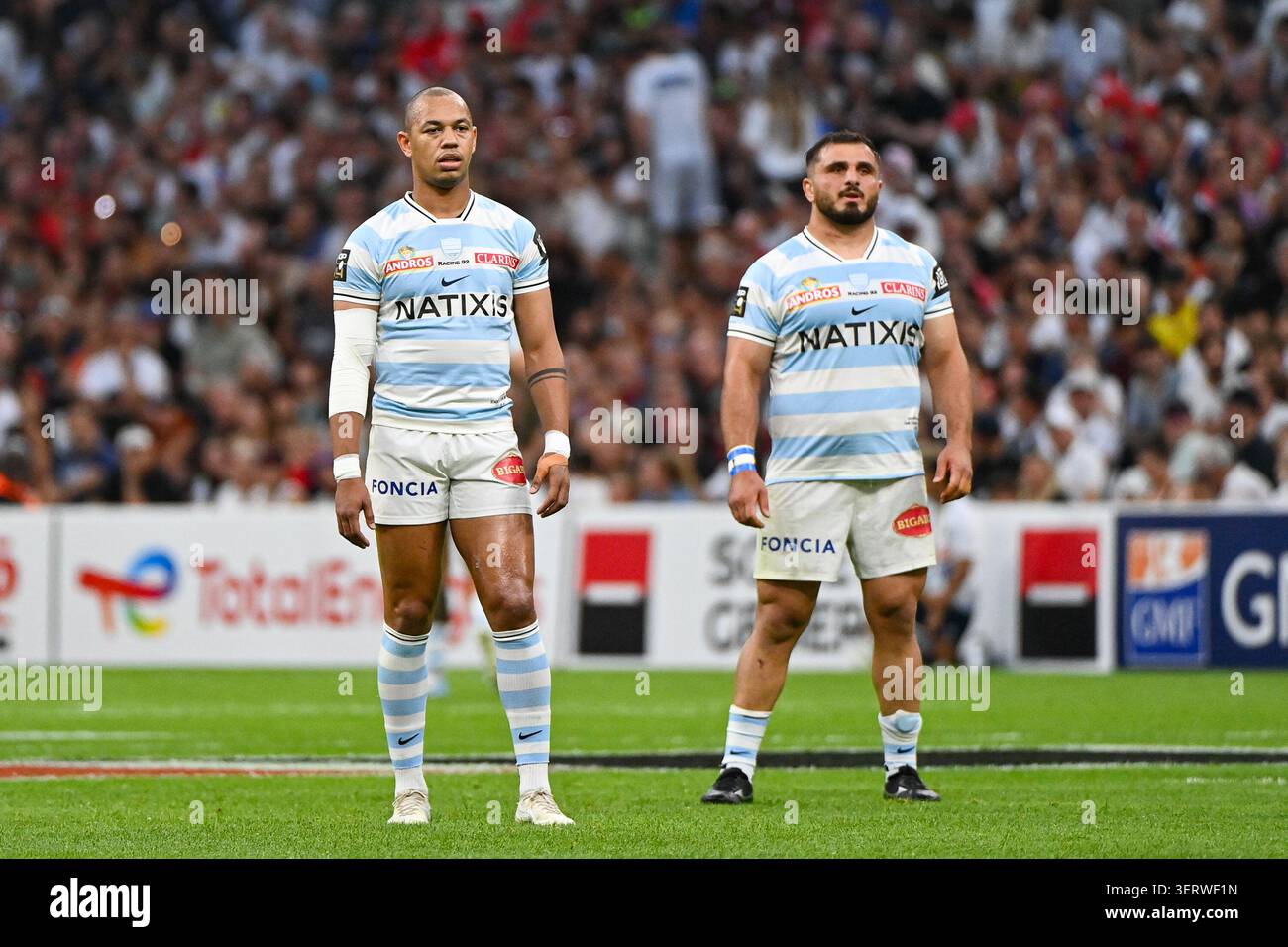 Guram GOGICHASHVILI and Gael FICKOU of Racing during the Top 14 2025/ ...