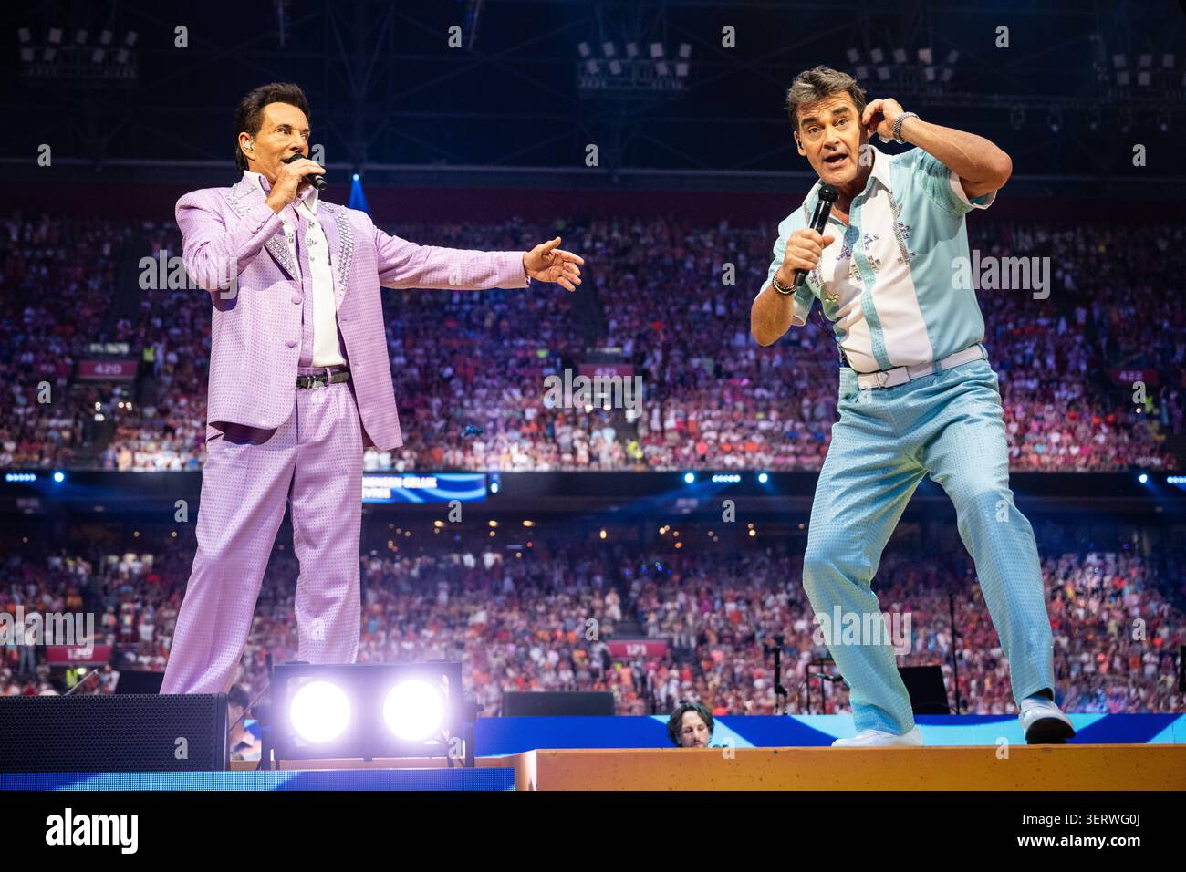 AMSTERDAM - Gerard Joling and Jeroen van der Boom during the summer ...