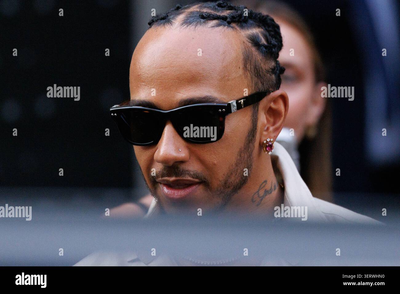 MILAN, ITALY - JUNE 19, 2026: British Formula One driver Lewis Hamilton ...