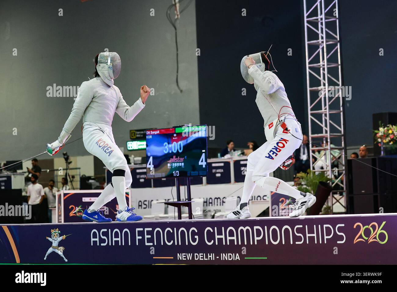 Oh Sanguk of South Korea vs. Do Gyeongdong of South Korea during Semi ...
