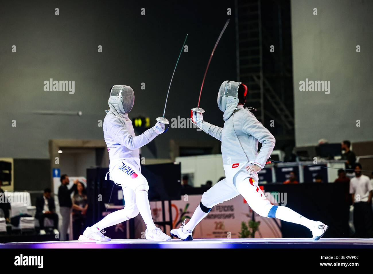 Tsumori Shido (Japan) vs. Luo Shaotong (China) during Semi-Finals of ...