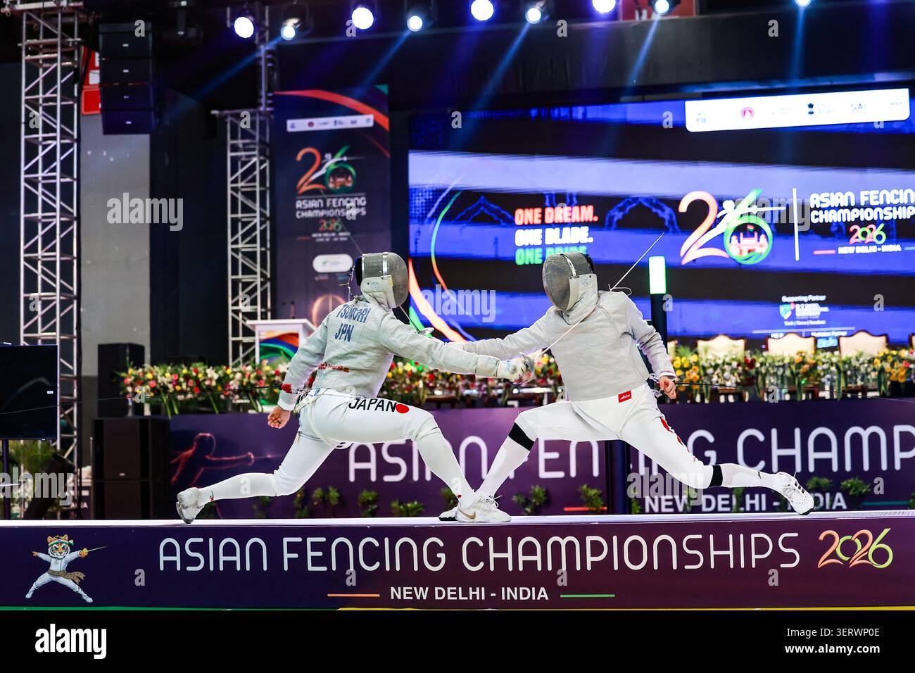 Tsumori Shido (Japan) vs. Luo Shaotong (China) during Semi-Finals of ...