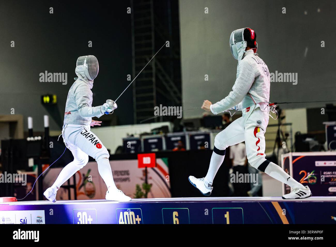 Tsumori Shido (Japan) vs. Luo Shaotong (China) during Semi-Finals of ...