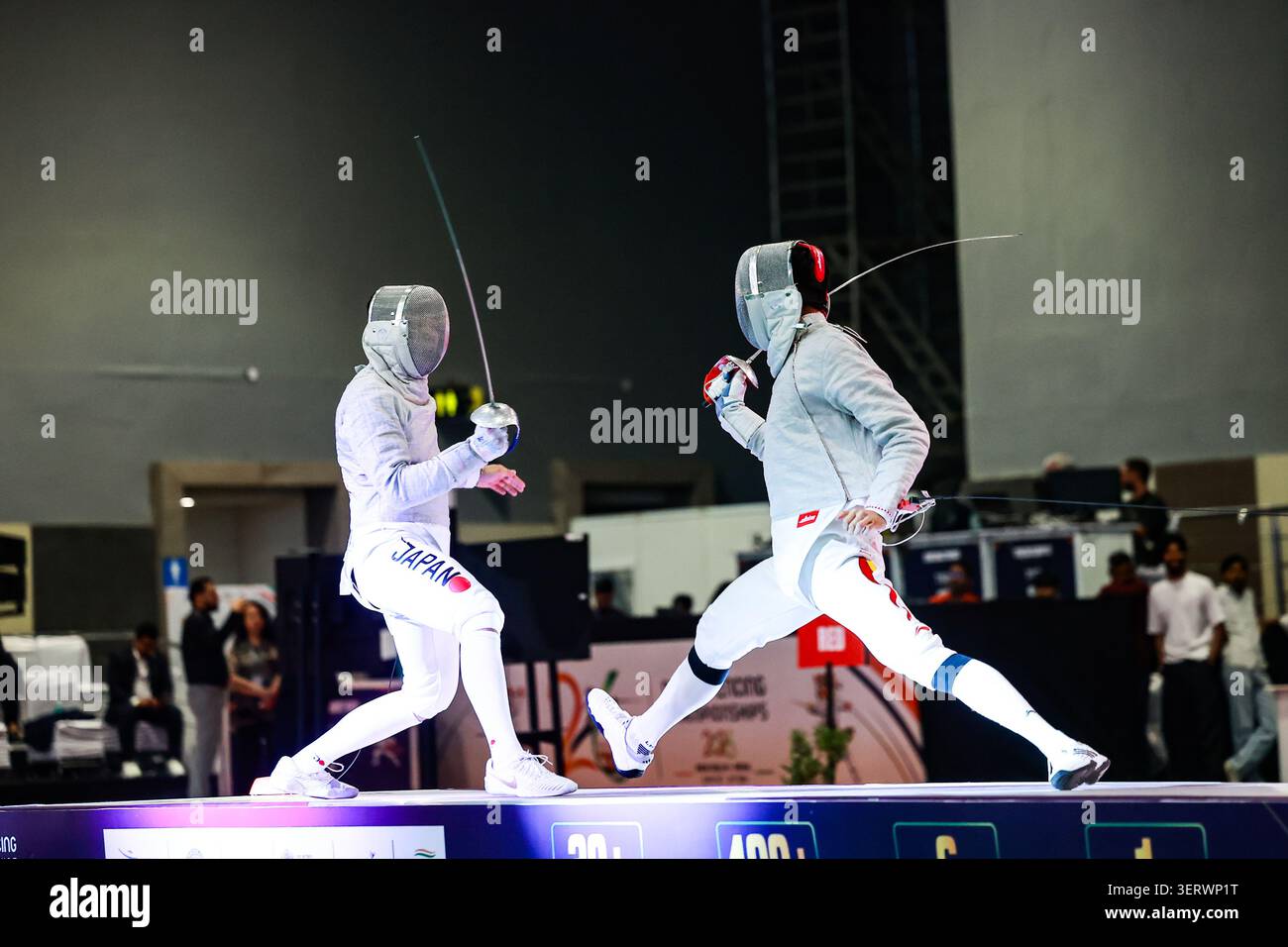 Tsumori Shido (Japan) vs. Luo Shaotong (China) during Semi-Finals of ...