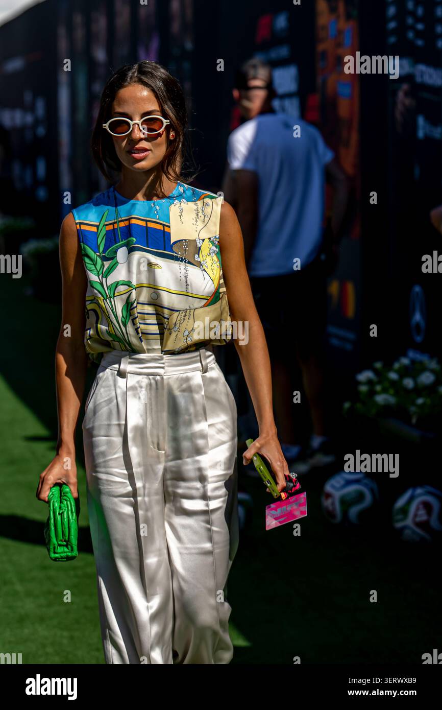 Montmelo, Spain, 13 Jun 2026, Carmen Montero Mundt, George Russell's ...